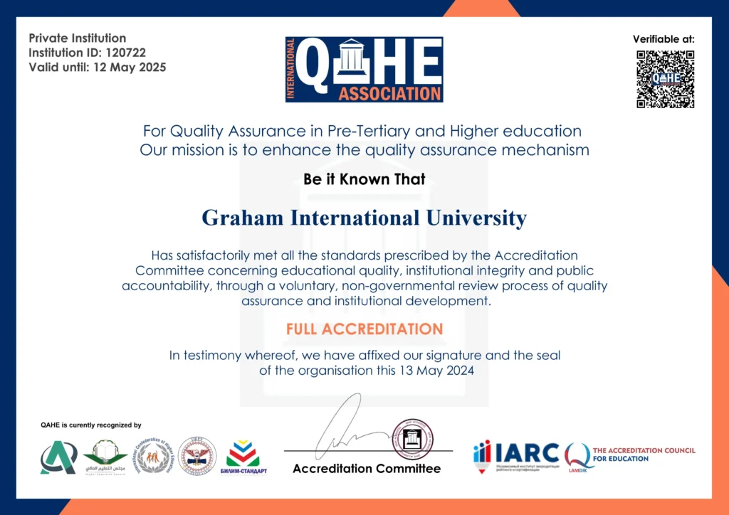 Recognition & Accreditation - Graham International University