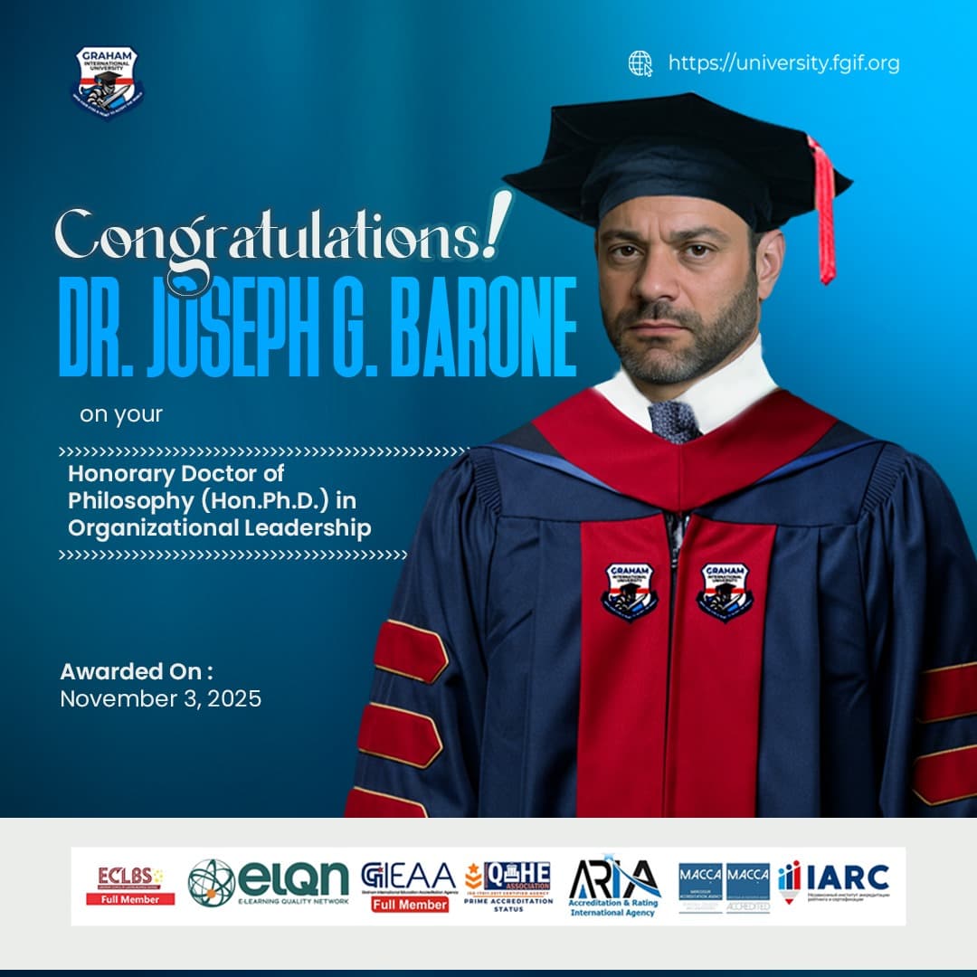 GIU Confers an Honorary Doctorate in Organizational Leadership upon Dr ...